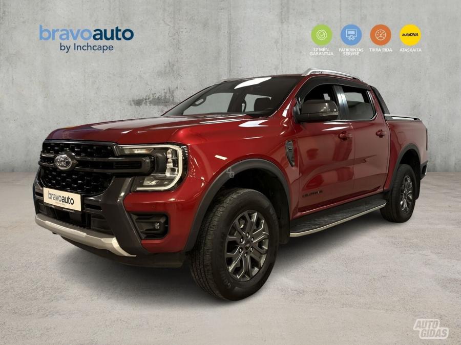 Sarkans Ford Ranger 2023 Viļņa, ar dzinēja tilpumu 3.00 L un nobraukumu 88 tūkst. km par 43991 €, foto 1 vietnē AUTOMOTO.COM.LV