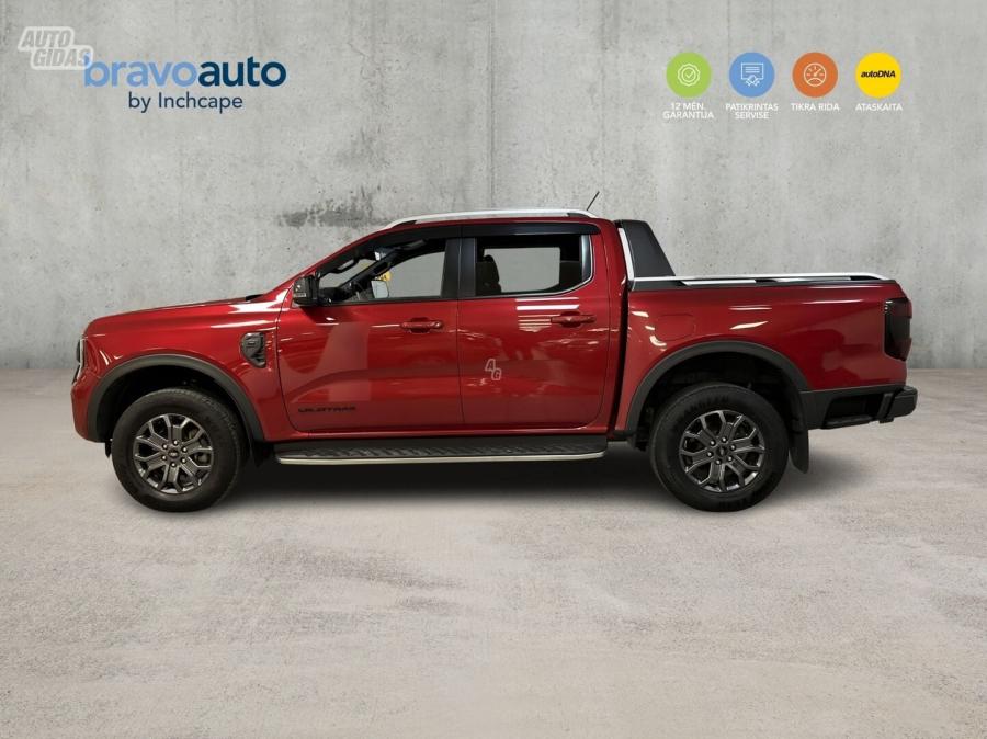 Sarkans Ford Ranger 2023 Viļņa, ar dzinēja tilpumu 3.00 L un nobraukumu 88 tūkst. km par 43500 €, foto 2 vietnē AUTOMOTO.COM.LV