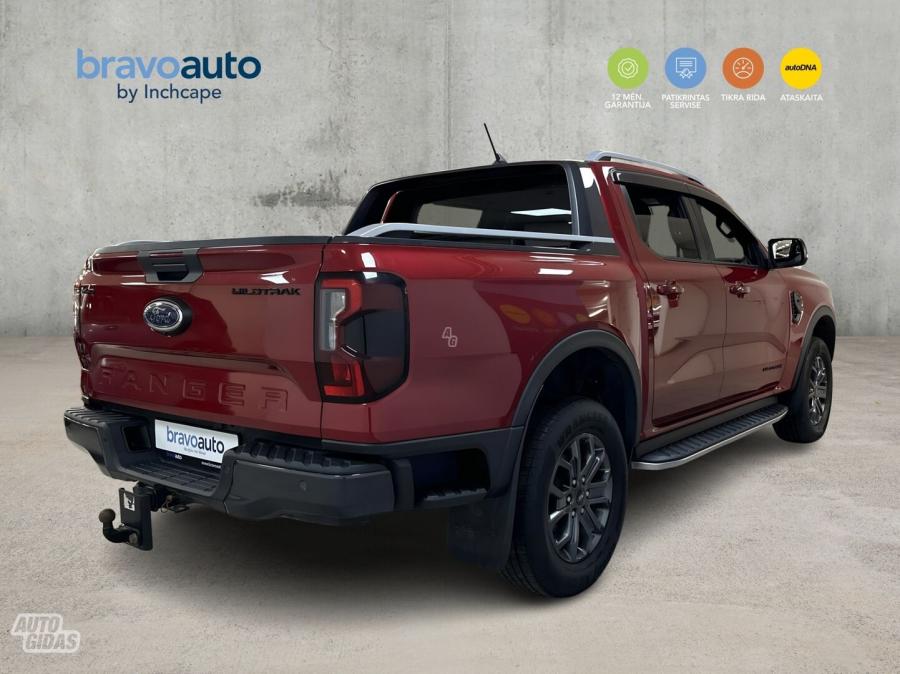 Sarkans Ford Ranger 2023 Viļņa, ar dzinēja tilpumu 3.00 L un nobraukumu 88 tūkst. km par 41000 €, foto 6 vietnē AUTOMOTO.COM.LV