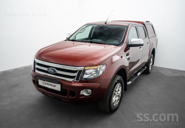 Red Ford Ranger 2014 in Riga, with an engine capacity of 2.20 L and mileage of 312 thousand km for 10499 €, photo 1 on AUTOMOTO.COM.LV