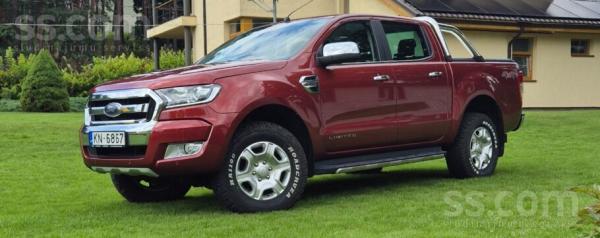 Red Ford Ranger 2017 in Riga, with an engine capacity of 3.20 L and mileage of 120 thousand km for 15950 €, photo 9 on AUTOMOTO.COM.LV