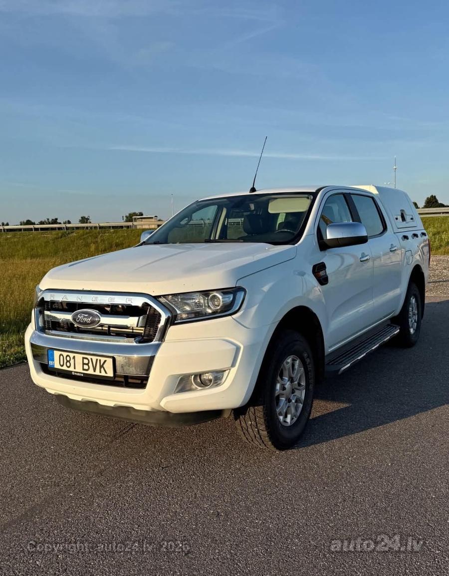 White Ford Ranger 2017 in Tallinn, with an engine capacity of 2.20 L and mileage of 213 thousand km for 17000 €, photo 3 on AUTOMOTO.COM.LV