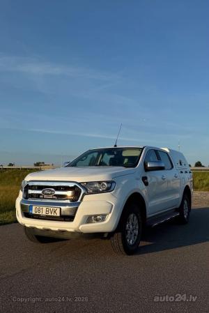 White Ford Ranger 2017 in Tallinn, with an engine capacity of 2.20 L and mileage of 213 thousand km for 17000 €, photo 4 on AUTOMOTO.COM.LV