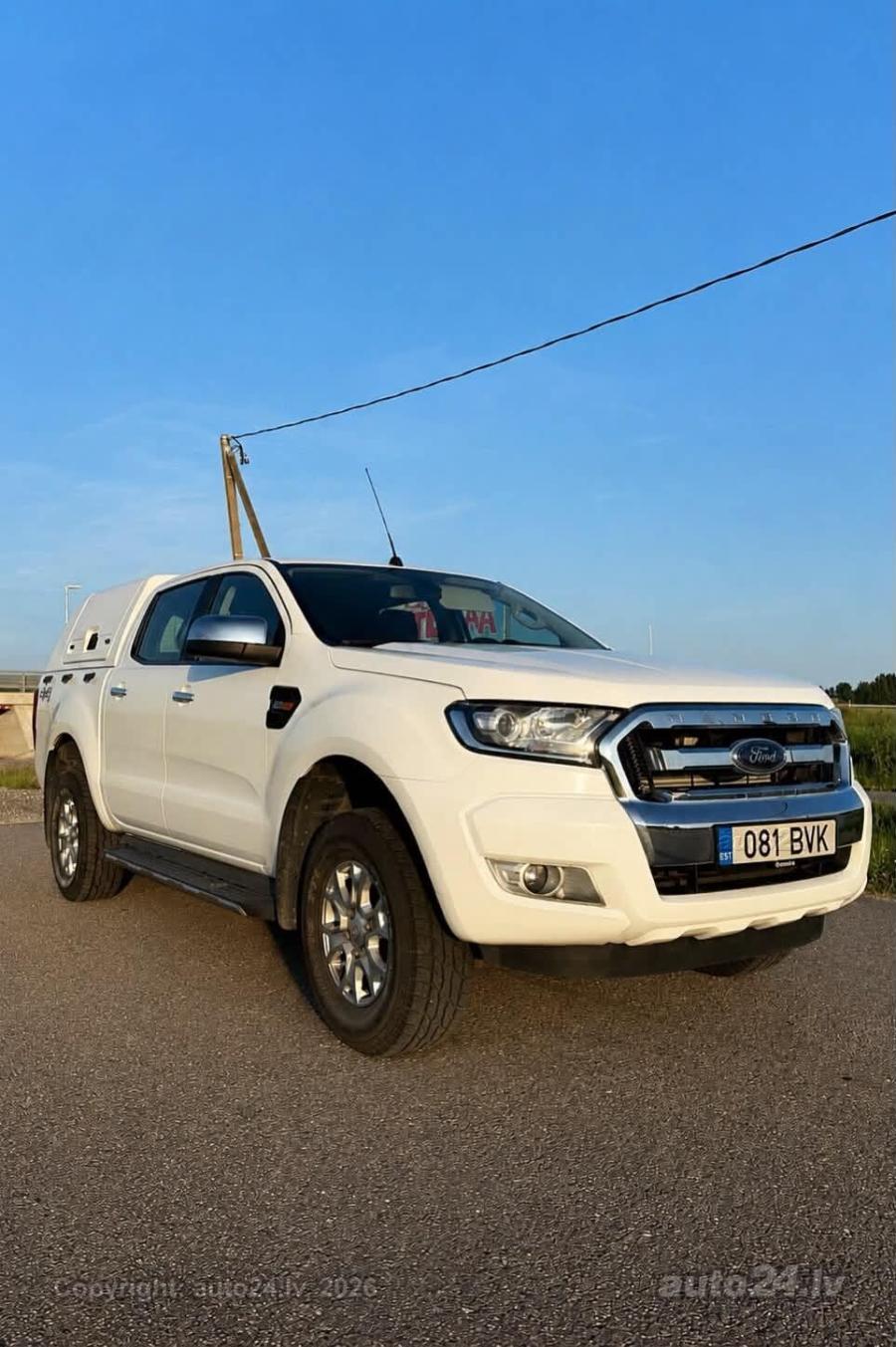 White Ford Ranger 2017 in Tallinn, with an engine capacity of 2.20 L and mileage of 213 thousand km for 17000 €, photo 5 on AUTOMOTO.COM.LV