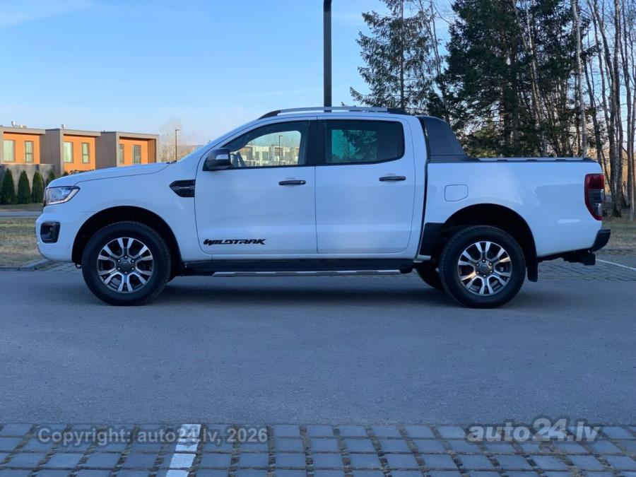 White Ford Ranger 2020 in Tallinn, with an engine capacity of 2.00 L and mileage of 201 thousand km for 28500 €, photo 6 on AUTOMOTO.COM.LV