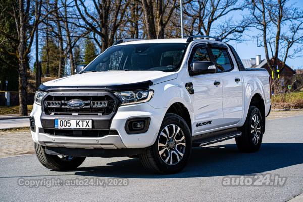 White Ford Ranger 2020 in Viljandi, with an engine capacity of 2.00 L and mileage of 160 thousand km for 26999 €, photo 1 on AUTOMOTO.COM.LV