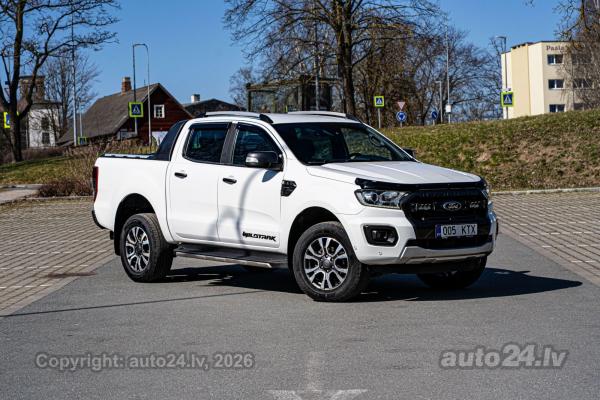 White Ford Ranger 2020 in Viljandi, with an engine capacity of 2.00 L and mileage of 160 thousand km for 26999 €, photo 3 on AUTOMOTO.COM.LV