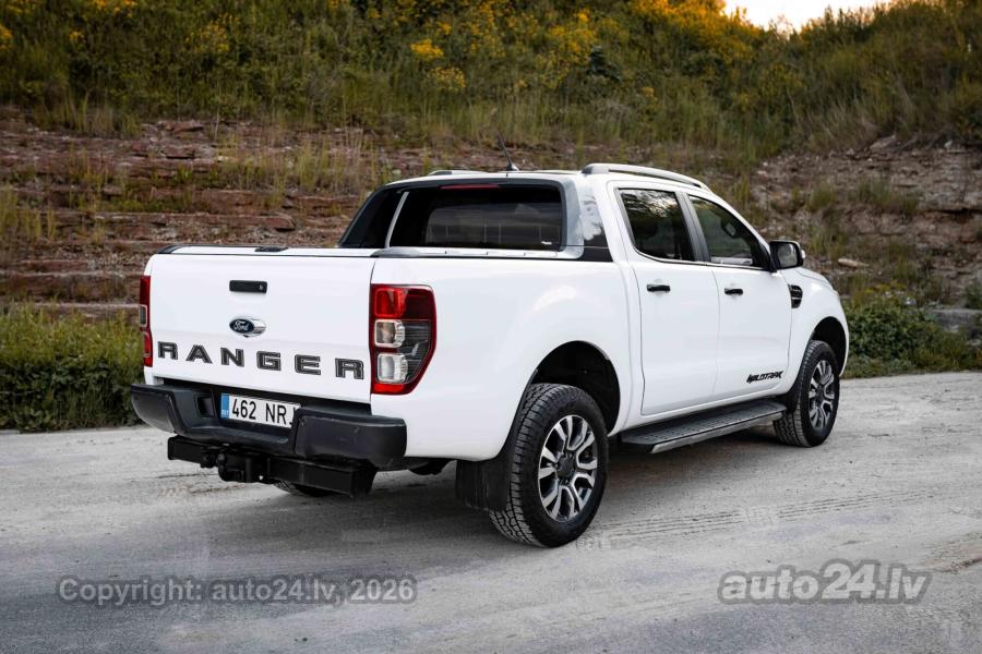 White Ford Ranger 2020 in Tallinn, with an engine capacity of 2.00 L and mileage of 173 thousand km for 21900 €, photo 13 on AUTOMOTO.COM.LV