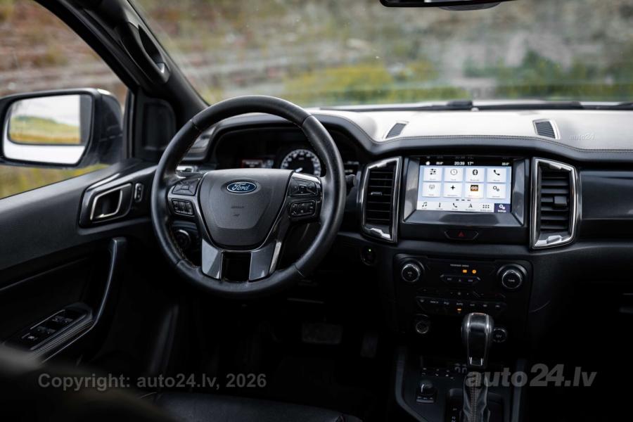 White Ford Ranger 2020 in Tallinn, with an engine capacity of 2.00 L and mileage of 173 thousand km for 21900 €, photo 16 on AUTOMOTO.COM.LV