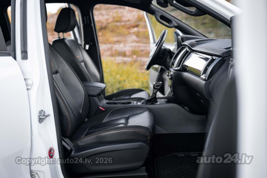 White Ford Ranger 2020 in Tallinn, with an engine capacity of 2.00 L and mileage of 173 thousand km for 21900 €, photo 19 on AUTOMOTO.COM.LV
