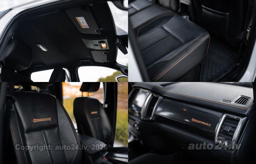 White Ford Ranger 2020 in Tallinn, with an engine capacity of 2.00 L and mileage of 173 thousand km for 21900 €, photo 28 on AUTOMOTO.COM.LV