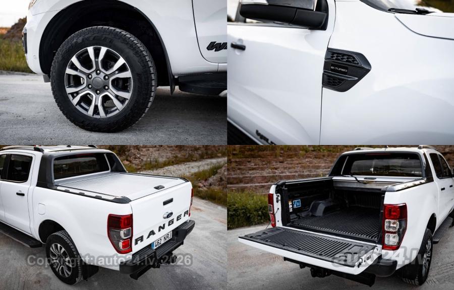 White Ford Ranger 2020 in Tallinn, with an engine capacity of 2.00 L and mileage of 173 thousand km for 21900 €, photo 30 on AUTOMOTO.COM.LV