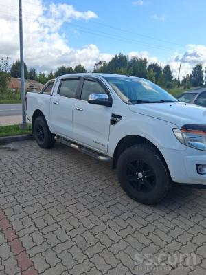 White Ford Ranger 2012 in Kuldiga, with an engine capacity of 2.20 L and mileage of 320 thousand km for 10000 €, photo 3 on AUTOMOTO.COM.LV