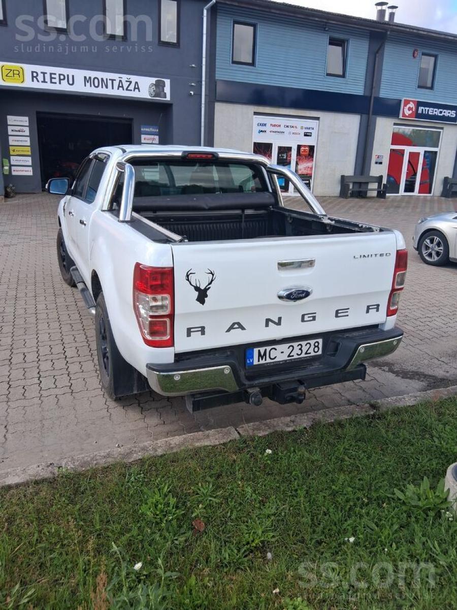 White Ford Ranger 2012 in Kuldiga, with an engine capacity of 2.20 L and mileage of 320 thousand km for 10000 €, photo 4 on AUTOMOTO.COM.LV