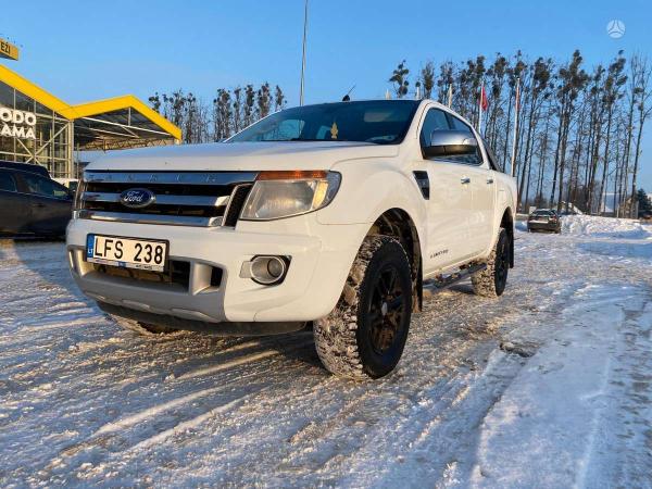 White Ford Ranger 2014 in Kaunas, with an engine capacity of 3.20 L and mileage of 226 thousand km for 12450 €, photo 2 on AUTOMOTO.COM.LV