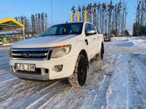White Ford Ranger 2014 in Kaunas, with an engine capacity of 3.20 L and mileage of 226 thousand km for 12450 €, photo 10 on AUTOMOTO.COM.LV