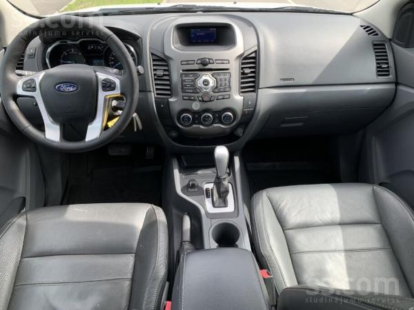 White Ford Ranger 2015 in Riga, with an engine capacity of 2.20 L and mileage of 252 thousand km for 13500 €, photo 10 on AUTOMOTO.COM.LV