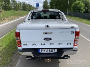 White Ford Ranger 2015 in Riga, with an engine capacity of 2.20 L and mileage of 252 thousand km for 13500 €, photo 9 on AUTOMOTO.COM.LV