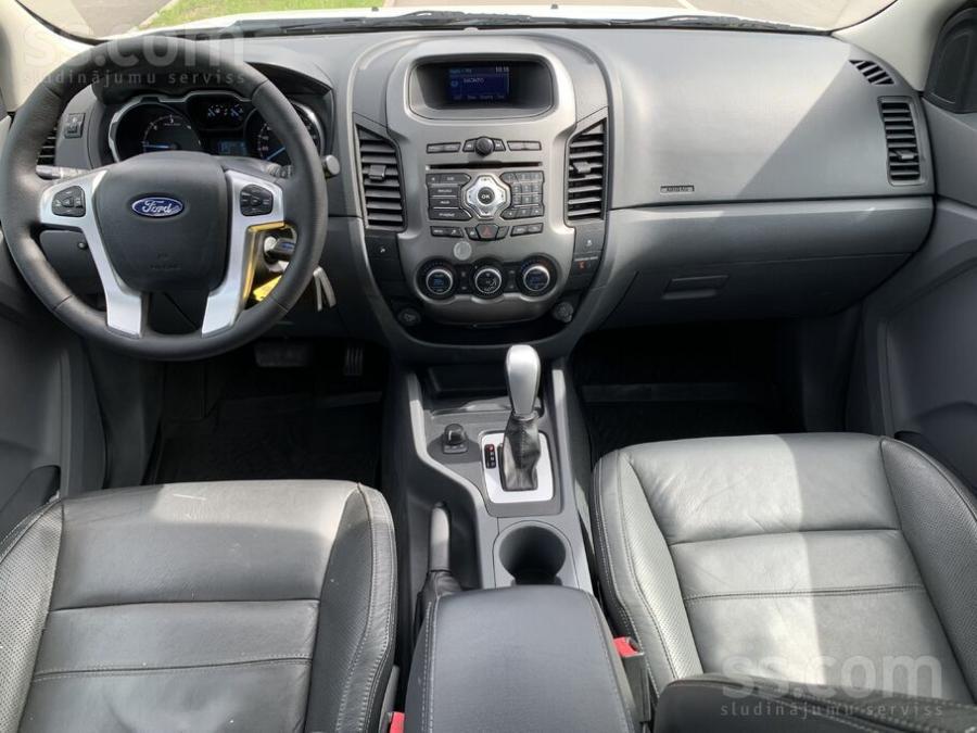 White Ford Ranger 2015 in Riga, with an engine capacity of 2.20 L and mileage of 252 thousand km for 13500 €, photo 11 on AUTOMOTO.COM.LV