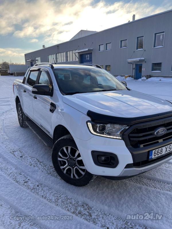 White Ford Ranger 2021 in Tallinn, with an engine capacity of 2.00 L and mileage of 128 thousand km for 30500 €, photo 2 on AUTOMOTO.COM.LV