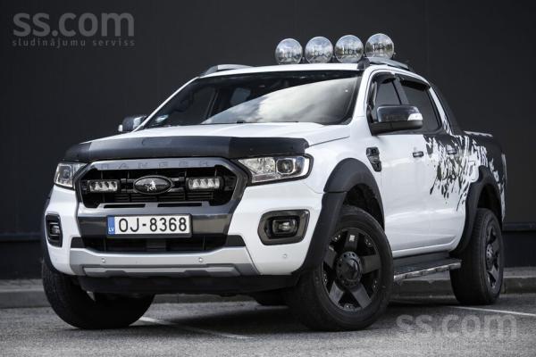 Ford Ranger 2021 Rīga vietnē Balts Ford Ranger 2021 Rīga, ar dzinēja tilpumu 2.00 L un nobraukumu 145 tūkst. km par 24990 €, foto 1 vietnē AUTOMOTO.COM.LV
