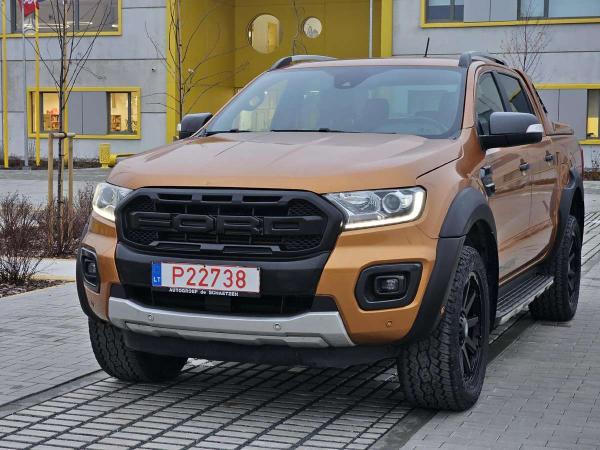 Yellow Ford Ranger 2019 in Klaipeda, with an engine capacity of 2.00 L and mileage of 173 thousand km for 19800 €, photo 3 on AUTOMOTO.COM.LV