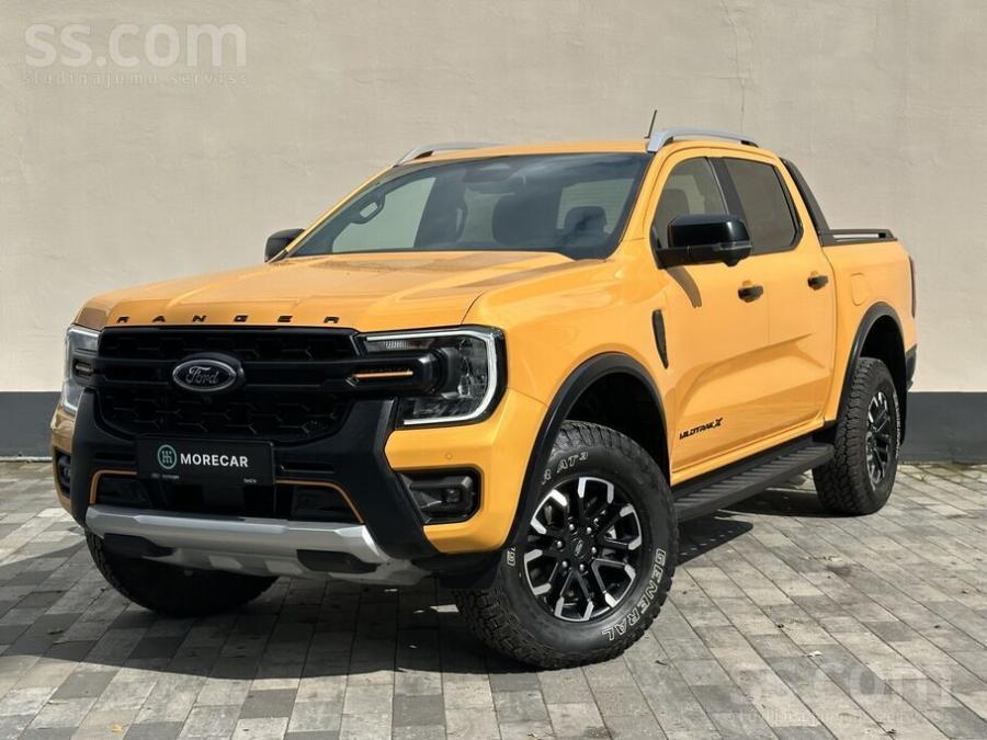 Yellow Ford Ranger 2026 in Riga, with an engine capacity of 2.00 L and mileage of 18 thousand km for 56550 €, photo 1 on AUTOMOTO.COM.LV