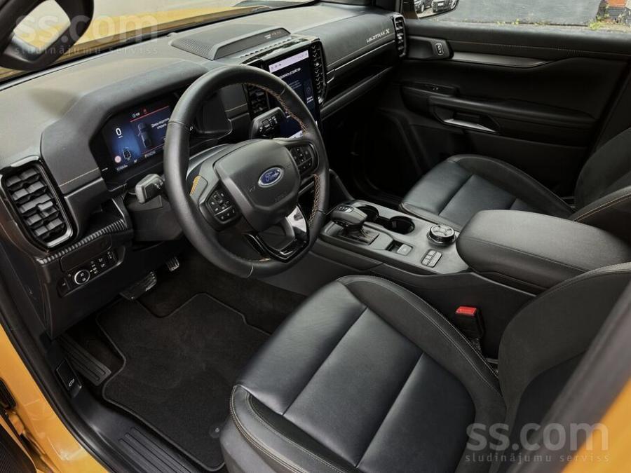 Yellow Ford Ranger 2026 in Riga, with an engine capacity of 2.00 L and mileage of 18 thousand km for 56550 €, photo 8 on AUTOMOTO.COM.LV