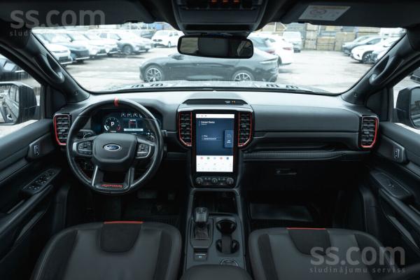 Black Ford Raptor 2023 in Riga, with an engine capacity of 3.00 L and mileage of 94 thousand km for 46990 €, photo 8 on AUTOMOTO.COM.LV