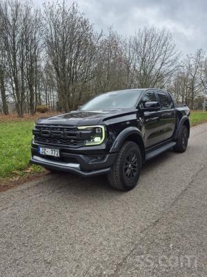 Black Ford Raptor 2023 in Kuldiga, with an engine capacity of 3.00 L and mileage of 116 thousand km for 40535 €, photo 1 on AUTOMOTO.COM.LV