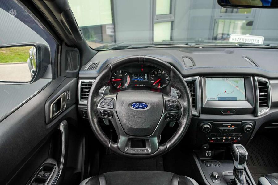 Black Ford Raptor 2019 in Kaunas, with an engine capacity of 2.00 L and mileage of 328 thousand km for 21250 €, photo 18 on AUTOMOTO.COM.LV