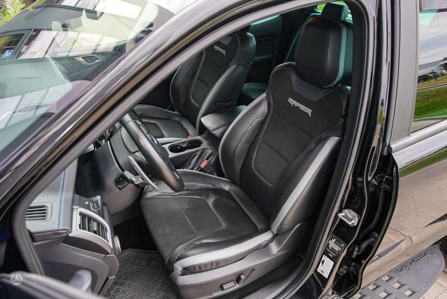 Black Ford Raptor 2019 in Kaunas, with an engine capacity of 2.00 L and mileage of 328 thousand km for 21250 €, photo 31 on AUTOMOTO.COM.LV