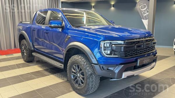 Blue Ford Raptor 2025 in Riga, with an engine capacity of 3.00 L and mileage of 28 thousand km for 55990 €, photo 3 on AUTOMOTO.COM.LV