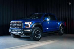 Blue Ford Raptor 2018 in Vilnius, with an engine capacity of 3.50 L and mileage of 48 thousand km for 53500 €, photo  on AUTOMOTO.COM.LV