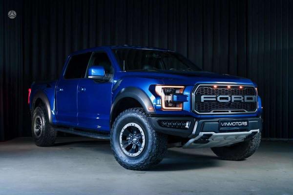 Blue Ford Raptor 2018 in Vilnius, with an engine capacity of 3.50 L and mileage of 48 thousand km for 53500 €, photo 3 on AUTOMOTO.COM.LV