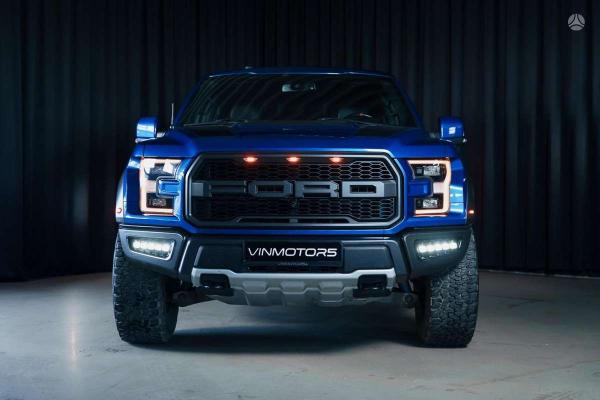 Blue Ford Raptor 2018 in Vilnius, with an engine capacity of 3.50 L and mileage of 48 thousand km for 53500 €, photo 8 on AUTOMOTO.COM.LV
