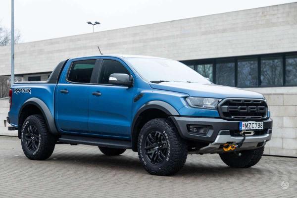 Blue Ford Raptor 2022 in Vilnius, with an engine capacity of 2.00 L and mileage of 143 thousand km for 37900 €, photo 4 on AUTOMOTO.COM.LV