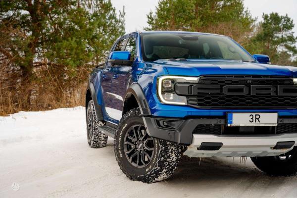 Zils Ford Raptor 2023 Palanga, ar dzinēja tilpumu 3.00 L un nobraukumu 49 tūkst. km par 56000 €, foto 1 vietnē AUTOMOTO.COM.LV
