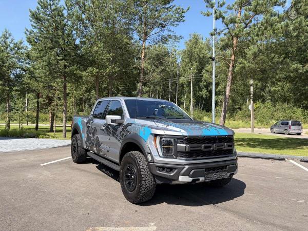 Pelēks Ford Raptor 2022 Kauņa, ar dzinēja tilpumu 3.50 L un nobraukumu 66 tūkst. km par 66666 €, foto 3 vietnē AUTOMOTO.COM.LV