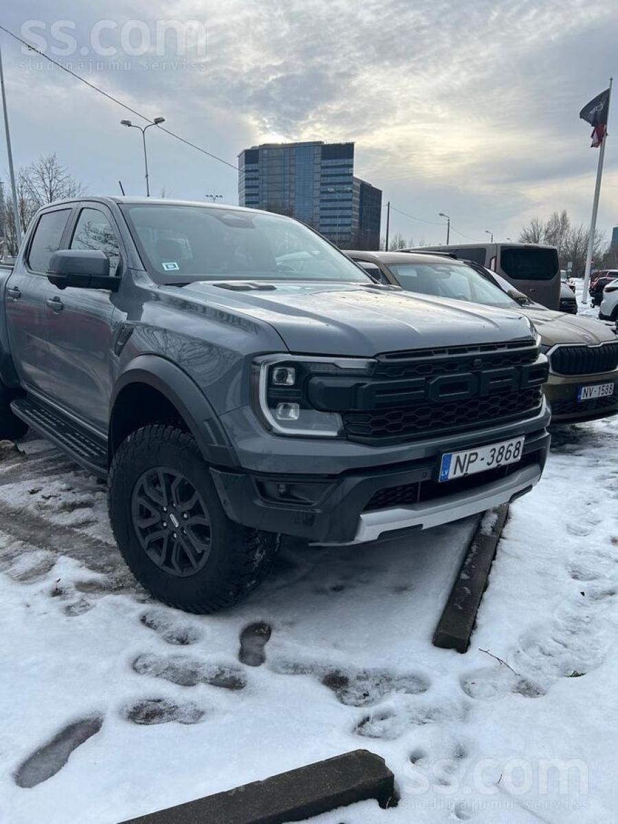 Grey Ford Raptor 2023 in Riga, with an engine capacity of 2.00 L and mileage of 20 thousand km for 52250 €, photo 1 on AUTOMOTO.COM.LV