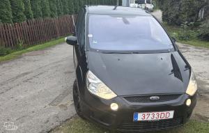 Black Ford S-Max 2009 in Birstonas, with an engine capacity of 2.20 L and mileage of 265 thousand km for 3300 €, photo 4 on AUTOMOTO.COM.LV
