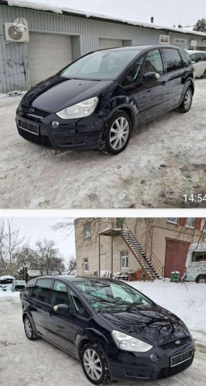 Black Ford S-Max 2007 in Utena, with an engine capacity of 2.00 L and mileage of 281 thousand km for 2850 €, photo  on AUTOMOTO.COM.LV