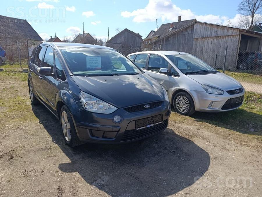 Black Ford S-Max 2007 in Rezekne, with an engine capacity of 1.80 L and mileage of 0 thousand km for 2450 €, photo 15 on AUTOMOTO.COM.LV