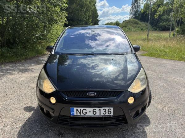 Black Ford S-Max 2007 in Talsi, with an engine capacity of 2.00 L and mileage of 352 thousand km for 2300 €, photo 6 on AUTOMOTO.COM.LV