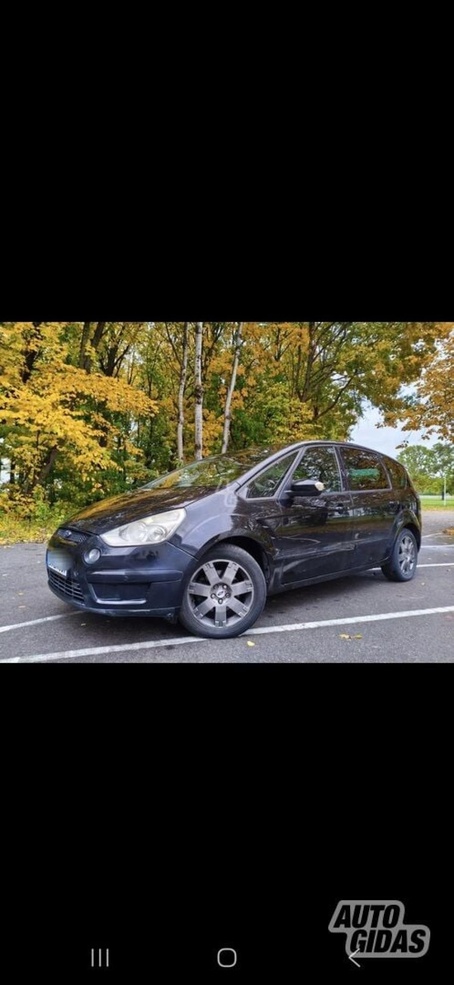 Black Ford S-Max 2007 in Kaunas, with an engine capacity of 2.00 L and mileage of 305 thousand km for 2150 €, photo 9 on AUTOMOTO.COM.LV