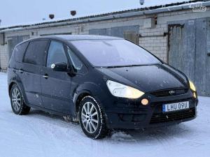 Black Ford S-Max 2008 in Silute, with an engine capacity of 2.00 L and mileage of 370 thousand km for 2499 €, photo 12 on AUTOMOTO.COM.LV
