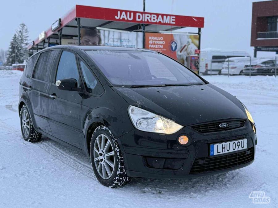 Black Ford S-Max 2008 in Silute, with an engine capacity of 2.00 L and mileage of 320 thousand km for 2499 €, photo 2 on AUTOMOTO.COM.LV