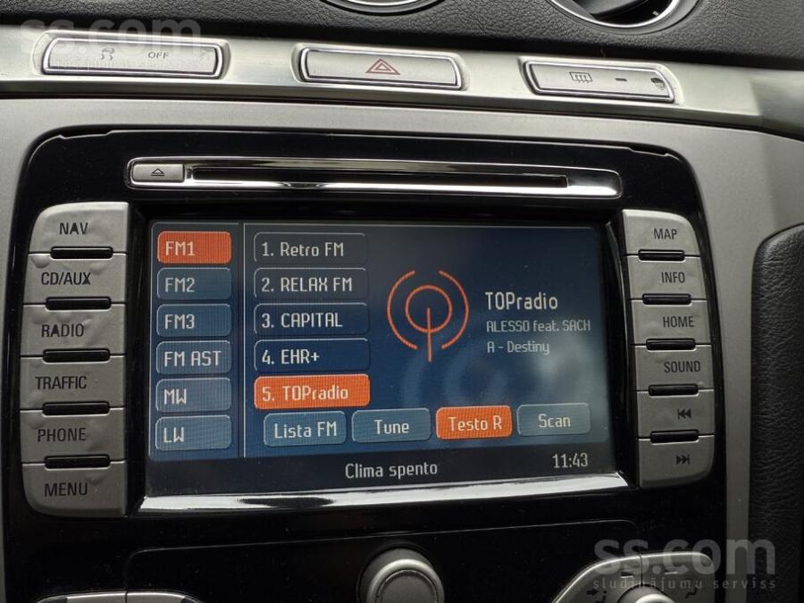 Melns Ford S-Max 2008 Rīga, ar dzinēja tilpumu 2.00 L un nobraukumu 242 tūkst. km par 3990 €, foto 14 vietnē AUTOMOTO.COM.LV
