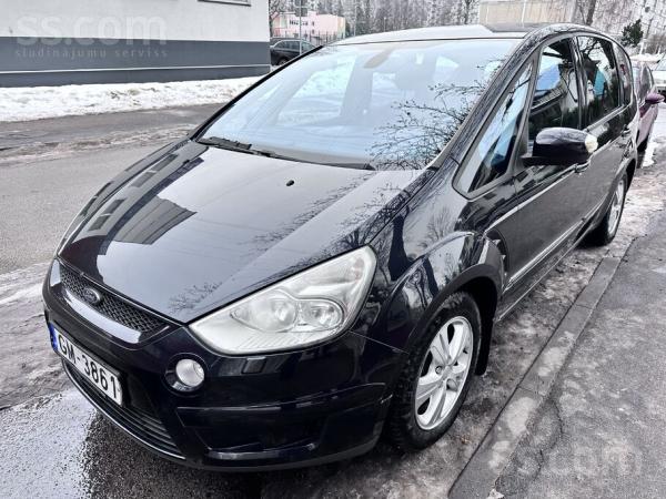 Black Ford S-Max 2008 in Riga, with an engine capacity of 2.00 L and mileage of 335 thousand km for 2000 €, photo 1 on AUTOMOTO.COM.LV