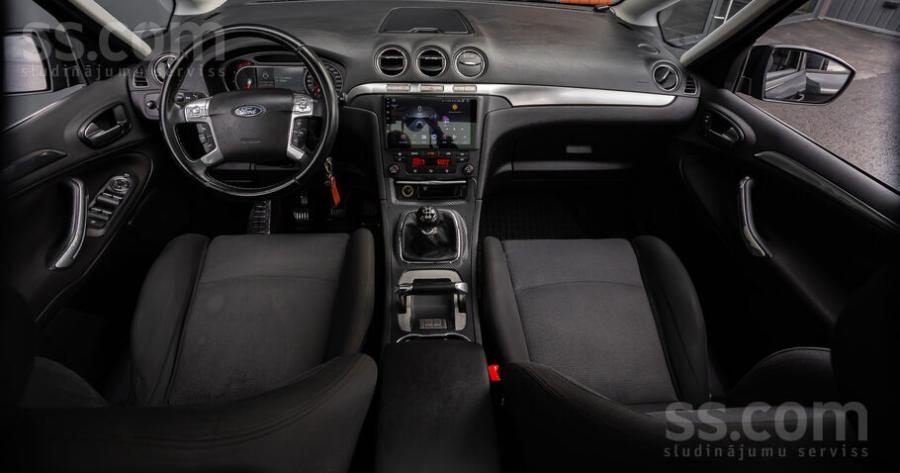 Black Ford S-Max 2008 in Jelgava, with an engine capacity of 2.20 L and mileage of 0 thousand km for 3750 €, photo 29 on AUTOMOTO.COM.LV